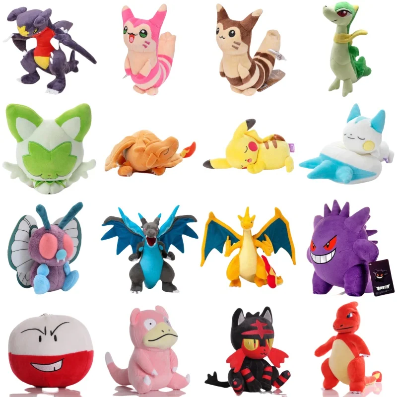 Pokemon-Pikachu-Plush-Gengar-Sprigatito-Doll-Charizard-Plush-Doll-Eevee ...