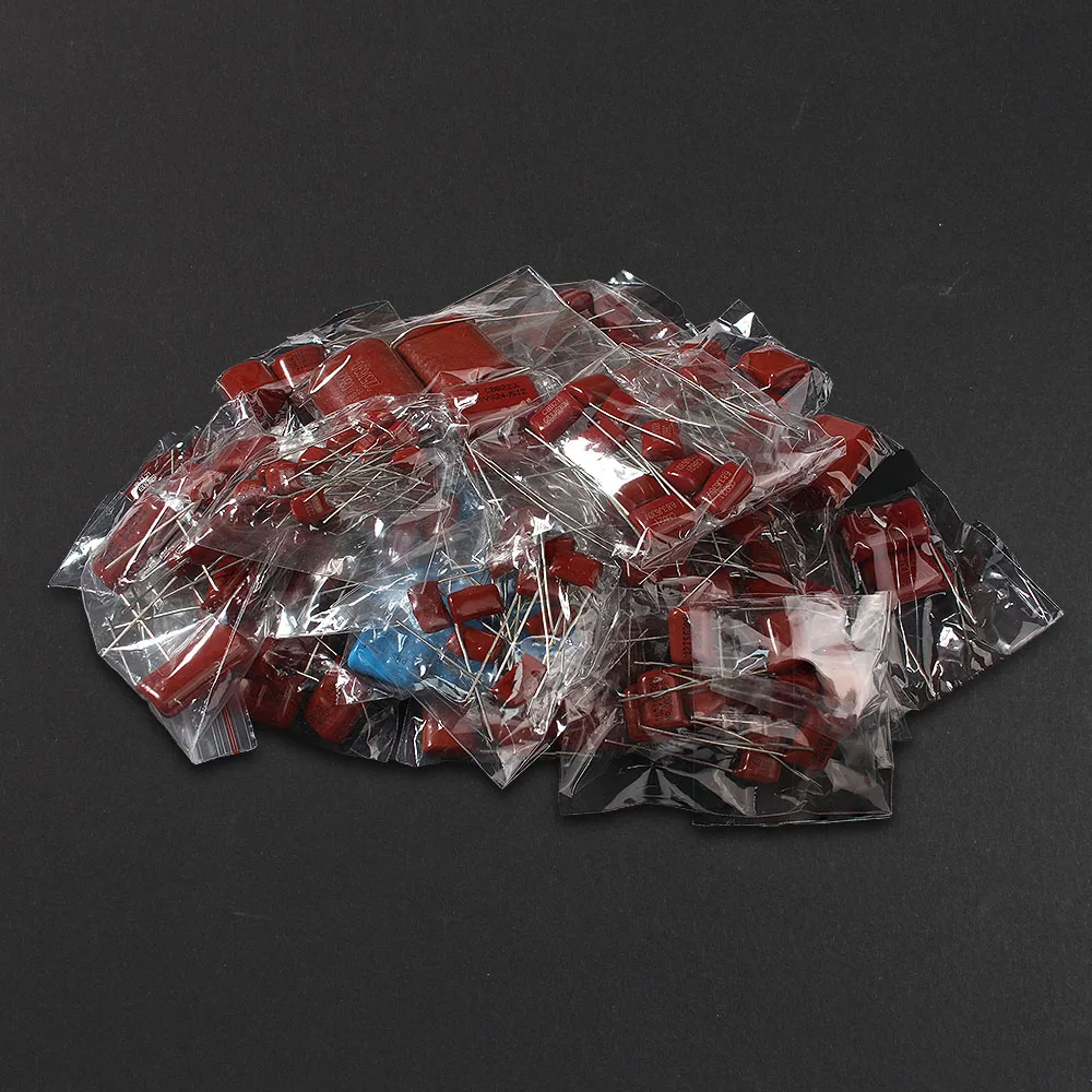 200PCS-Lot-0-001uf-2-2uf-630V-CBB-Capacitors-Kit-25-Kinds-Polypropylene ...