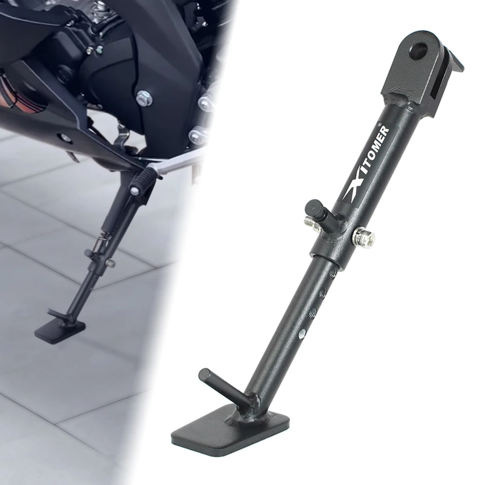 Motorcycle Adjustable Kickstand KickSide Stand Sikestand Parking ...