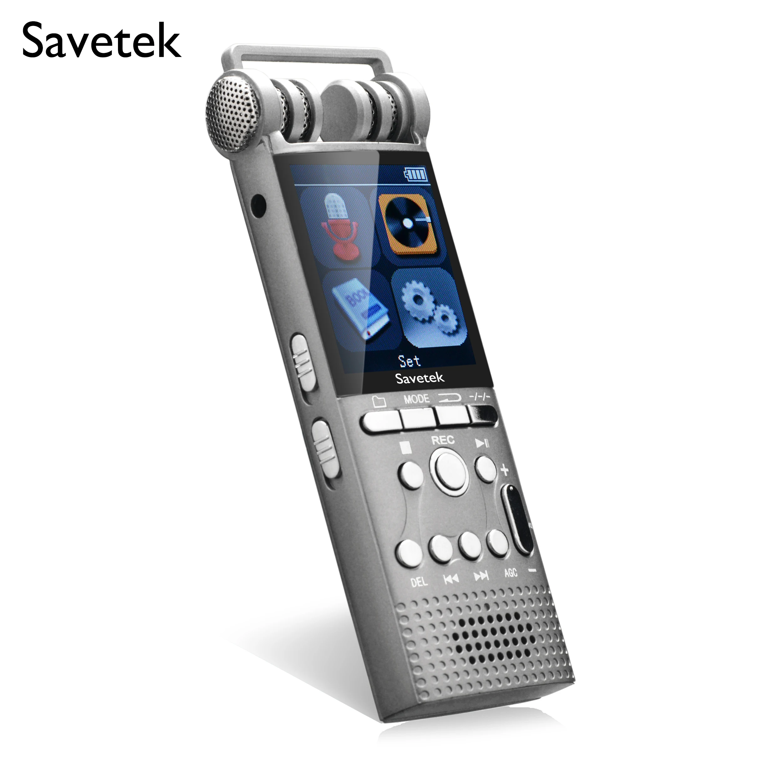 Savetek-Professional-Digital-Voice-Activated-Audio-Recorder-8GB-16GB ...