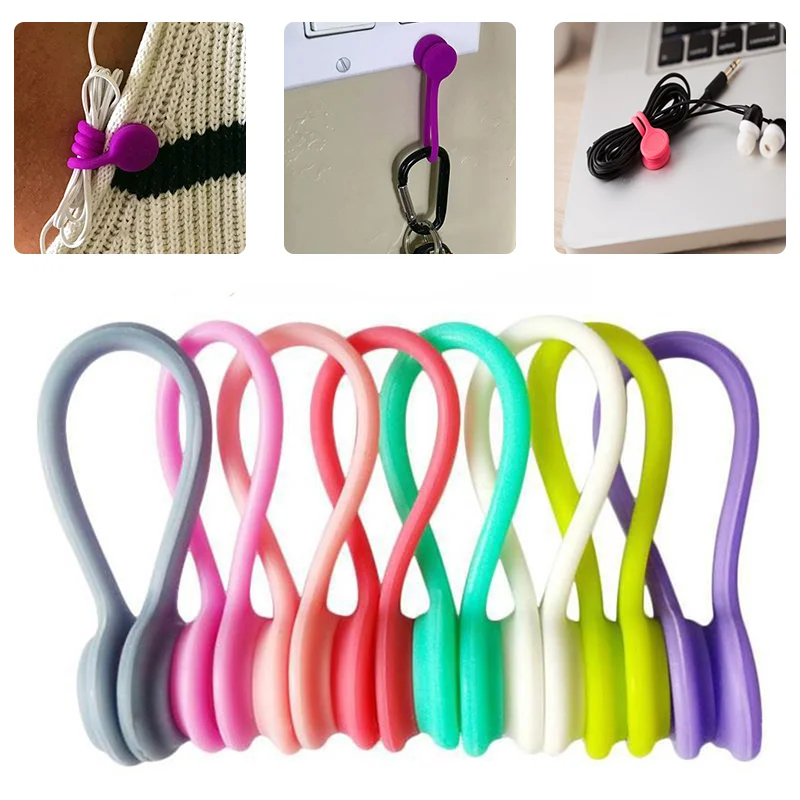 3Pcs-Pack-Earphone-Cord-Winder-Cable-Holder-Organizer-Clips-Multi ...