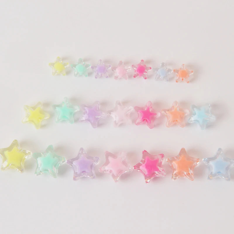 20-50-PCS-3-Sizes-Double-Layer-Stars-DIY-Jewelry-Making-Supplies-Beads ...