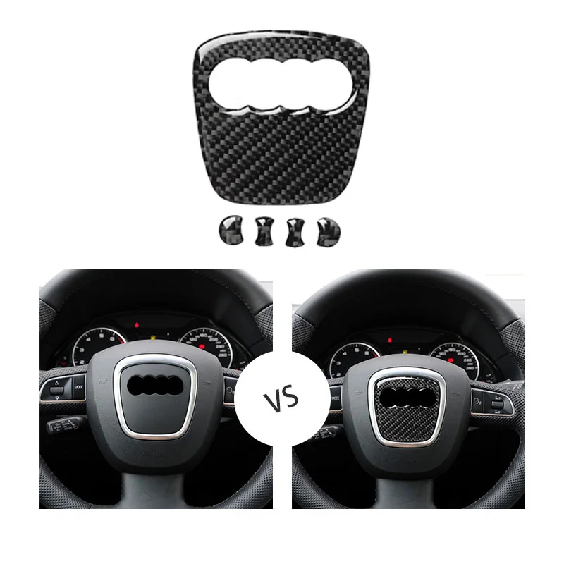 Car-Steering-Wheel-Ring-Trim-Carbon-Fiber-Sticker-Decal-Cover ...