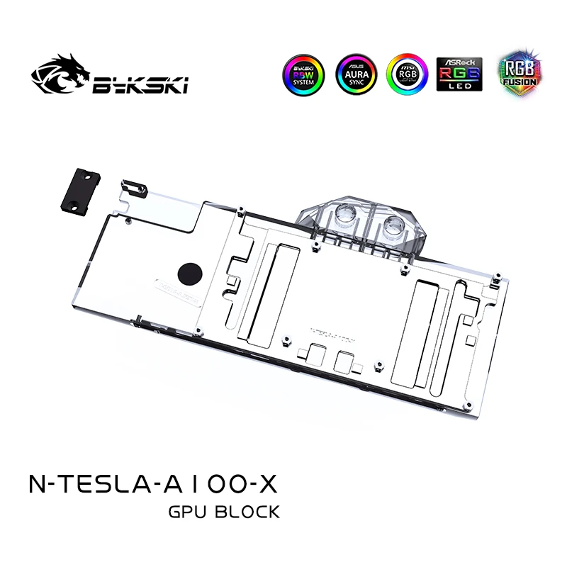 Bykski GPU Water Cooling Block For NVIDIA TESLA-P100 Full, 52% OFF