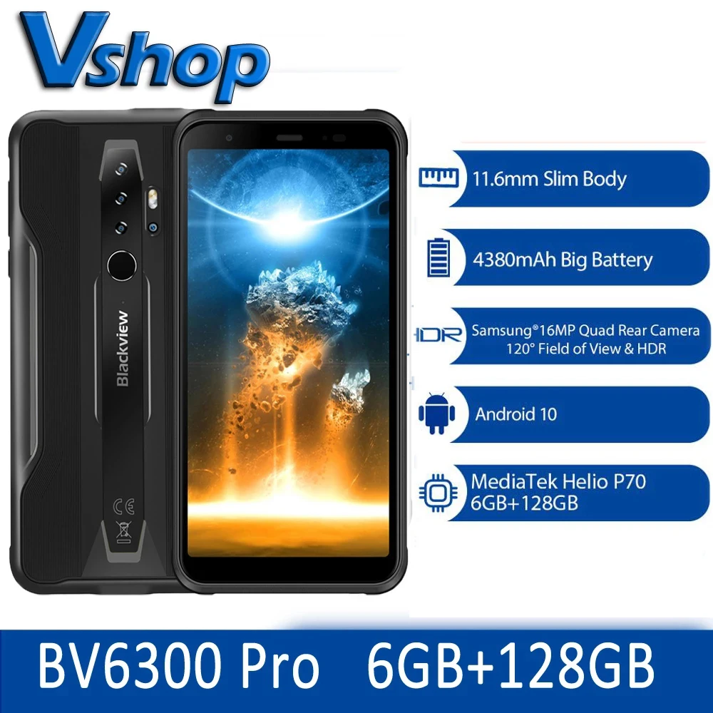 Bv6300 Pro Blackview | Mobile Phone Android | Rear Camera - Bv6300 Pro ...