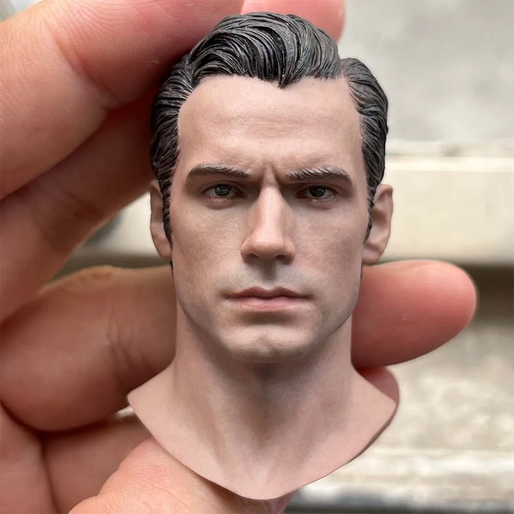 Painted-1-6-Henry-Cavill-Head-Sculpt-PVC-Head-Sculpt-Carving-Model-with ...