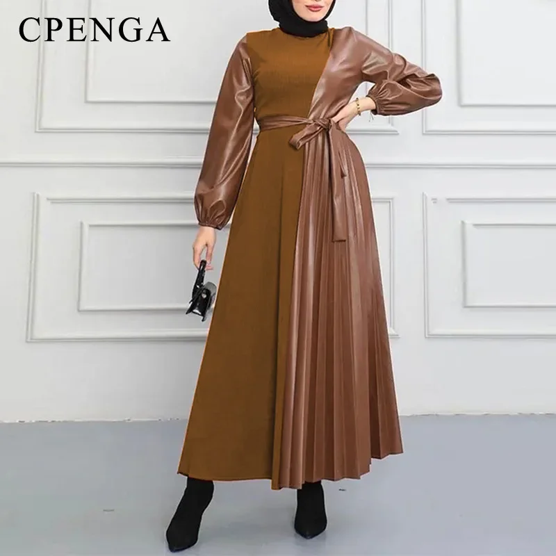 Elegant-Muslim-Modest-Dress-for-Women-Eid-Arabic-Femme-Long-Sleeve ...