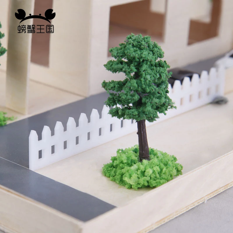 5pcs Miniature Garden Fence for Model Scenery 1/25 1/50 1/75 1/100 ...