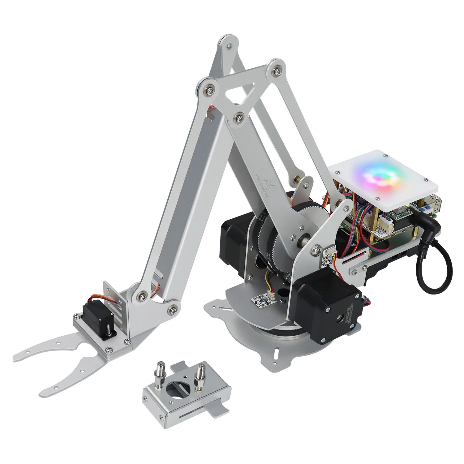 Freenove Robot Arm Kit for Raspberry Pi, High Accuracy, Stepper Motor ...