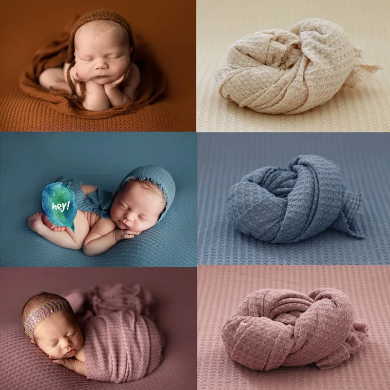 Newborn-Photography-Blanket-Baby-Knitted-Swaddling-Photo-Backdrop-Shoot ...