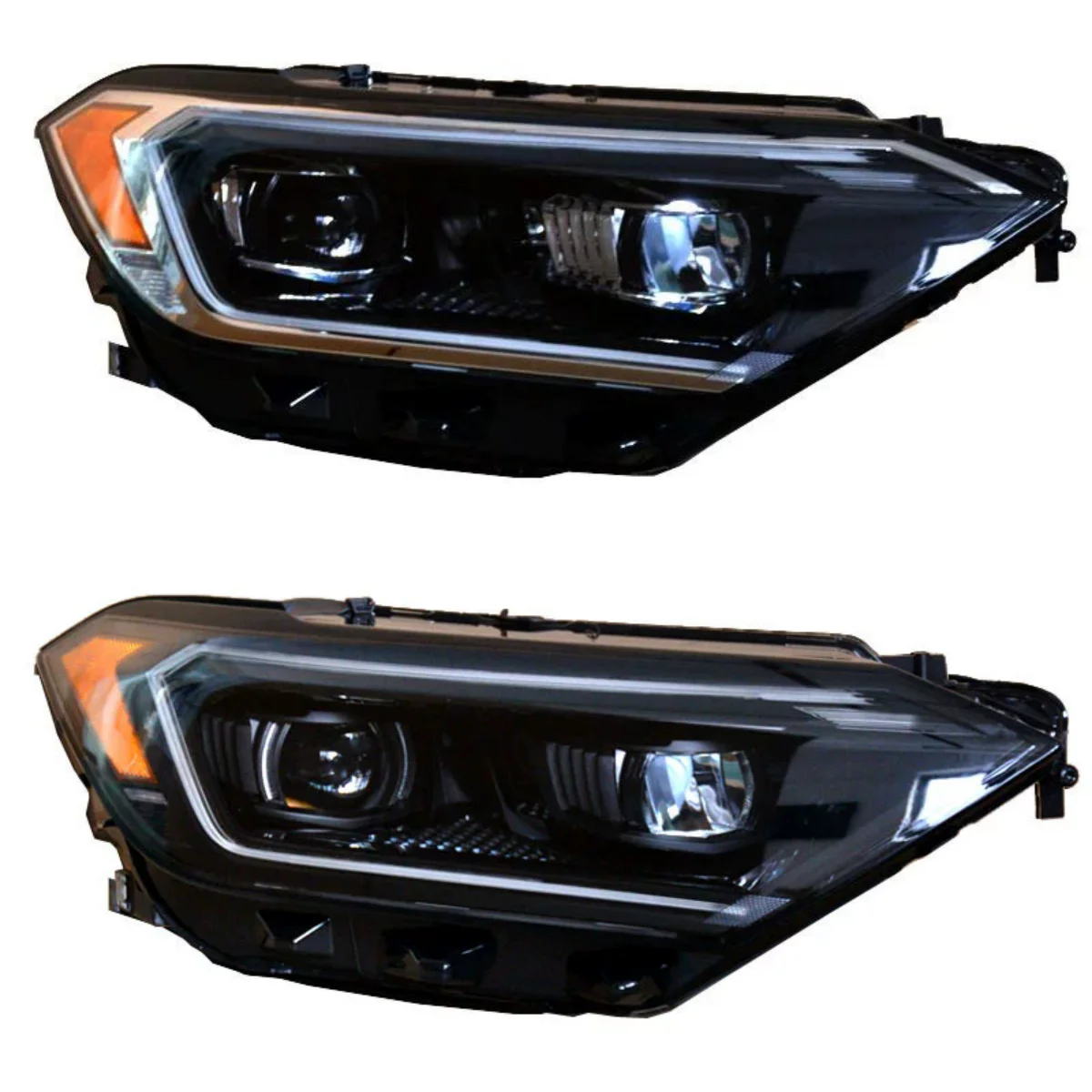 LED Headlight Assembly For vw Sagitar Jetta 19-24 modified laser lens ...