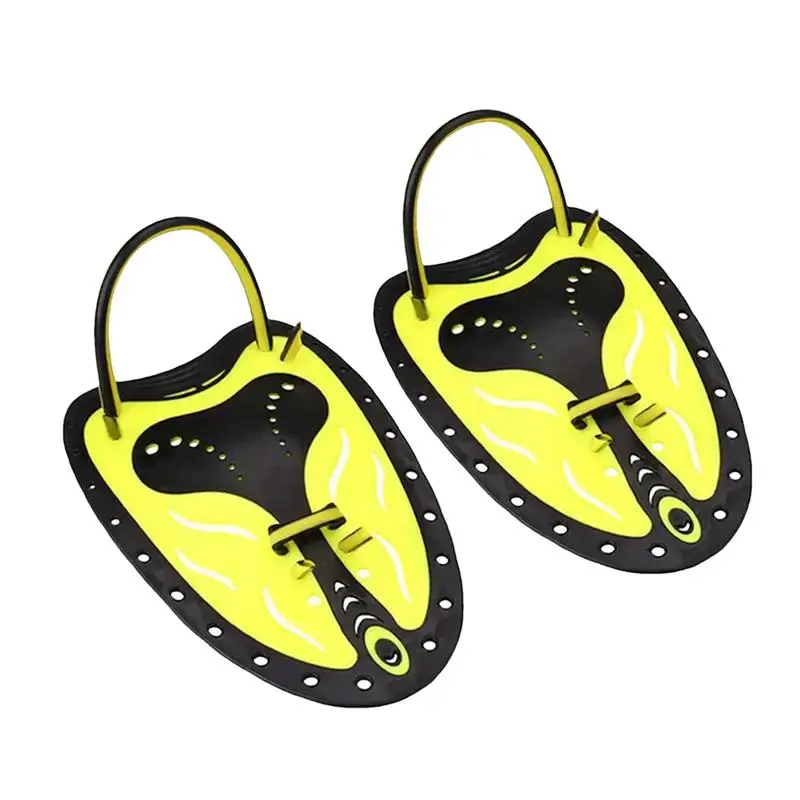 Swim-Training-Hand-Paddles-Adjustable-Diving-Hand-Fins-Professional ...