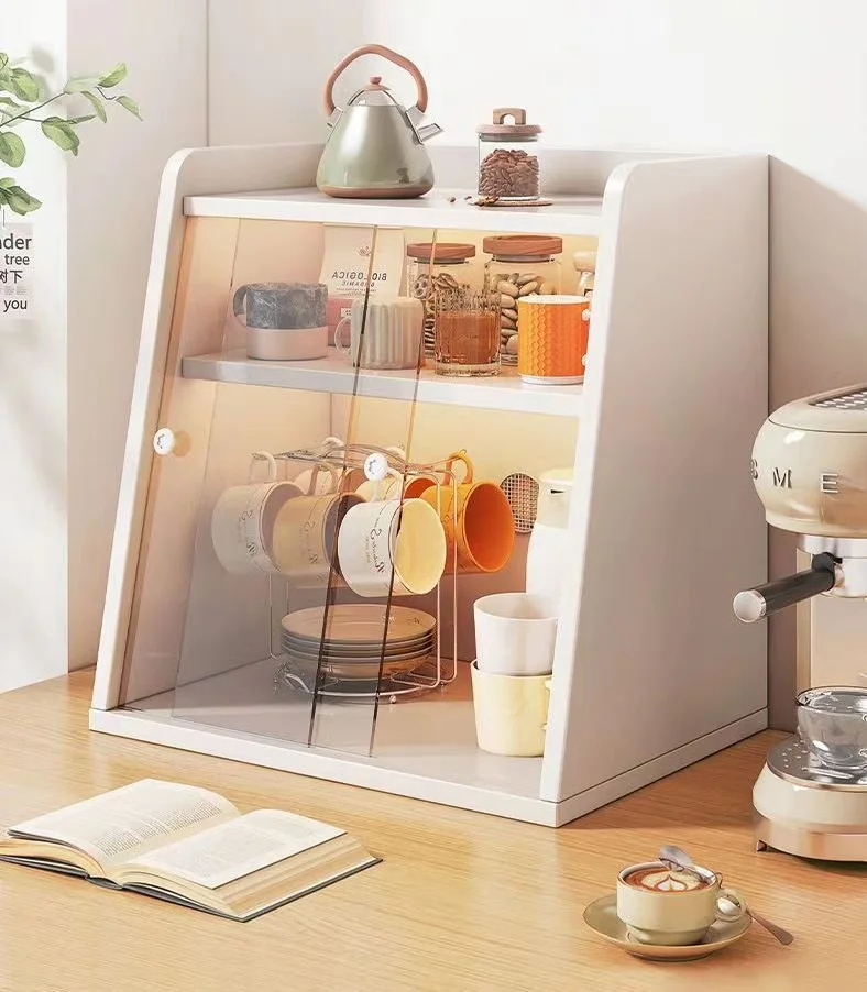 Kitchen-Storage-Rack-Kitchen-Acrylic-Cup-Storage-Cabinet-Desktop ...