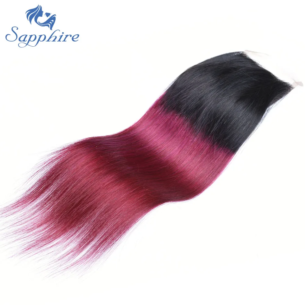 Brazilian Closure Color Hair | Sapphire Brazilian Closure | Straight ...