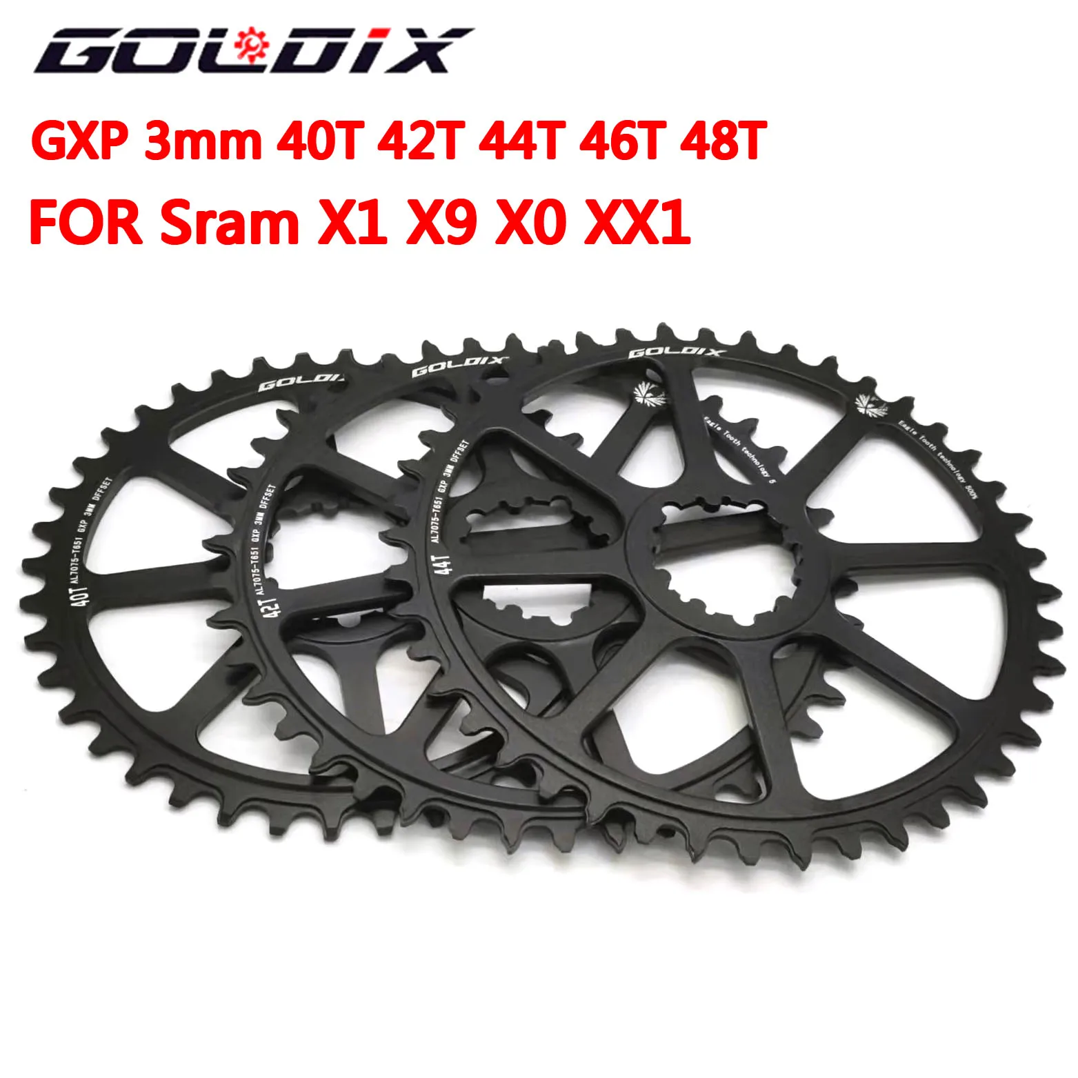 for-GXP-Bicycle-Chainring-3mm-Offset-30T-48T-MTB-Narrow-Wide-Chainwheel ...