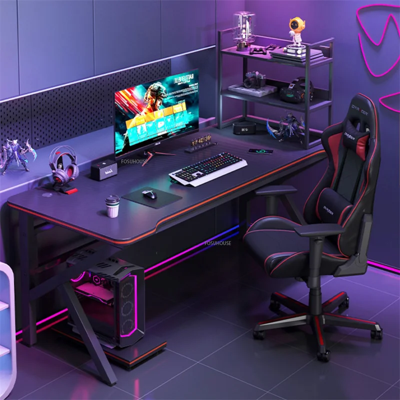 Carbon-Fiber-Professional-Gaming-Table-Home-Office-Desk-Simple-Laptop ...