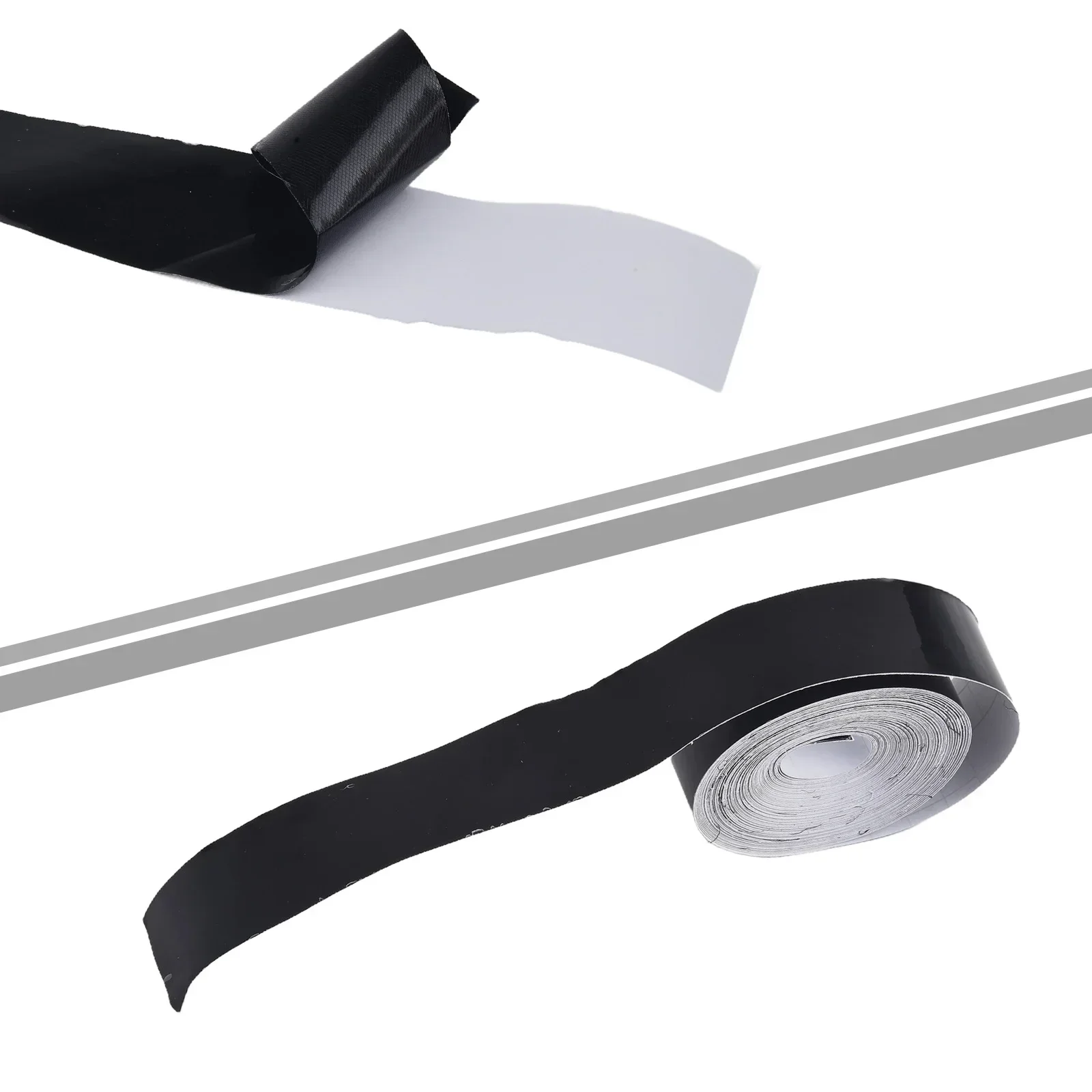 Car Vinyl Wrap Strip Tape Gloss Black Wrap Foil Kit Anti Scratch Window ...