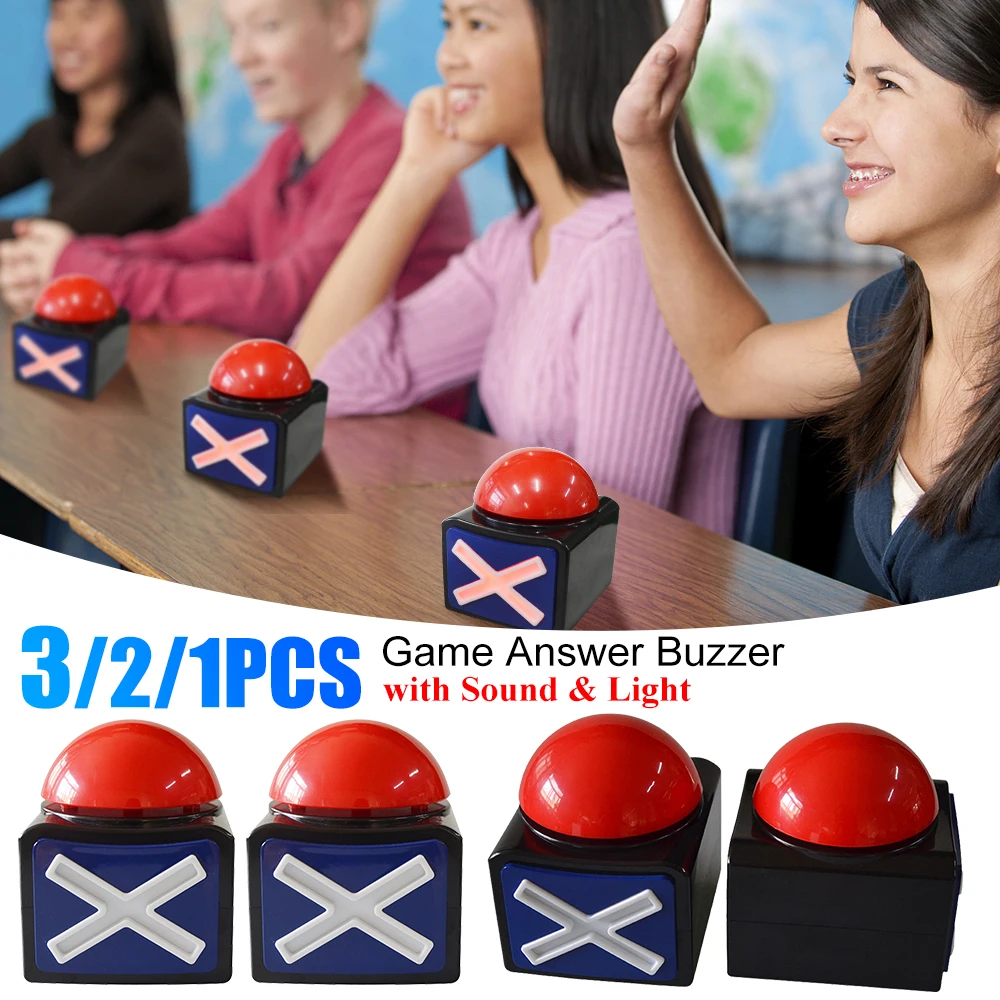 3/2/1PCS Interactive Game Answer Buzzer Educational Answer Buzzer for ...