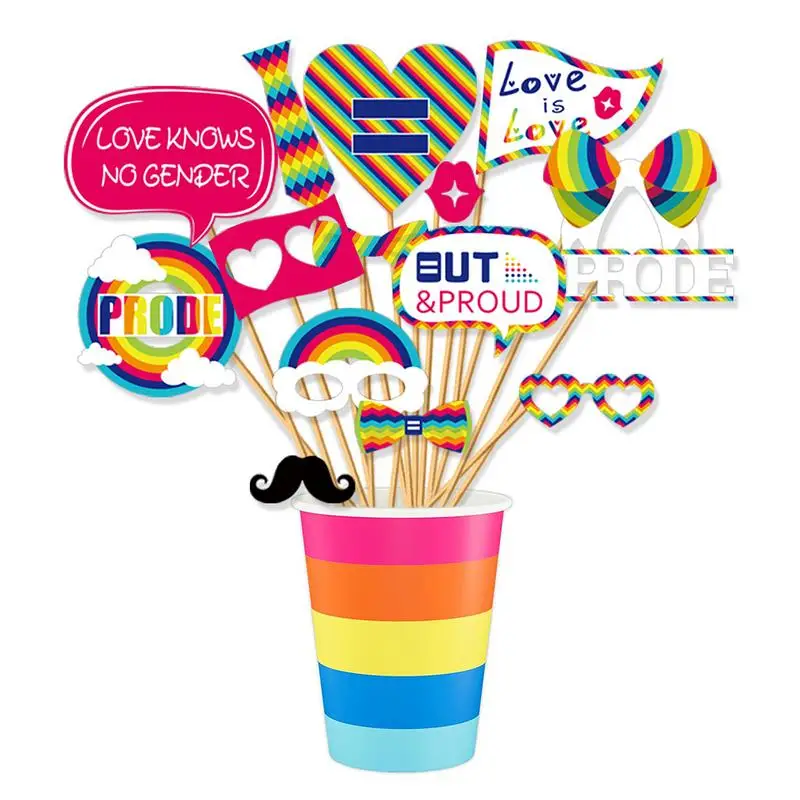 Pride-Photo-Booth-Props-Gay-Pride-Day-Celebration-Selfie-Photo-Props ...