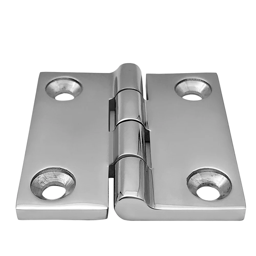 1pcs 316 Stainless Steel Hatch Cabinet Door Square Solid Folding Hinge ...