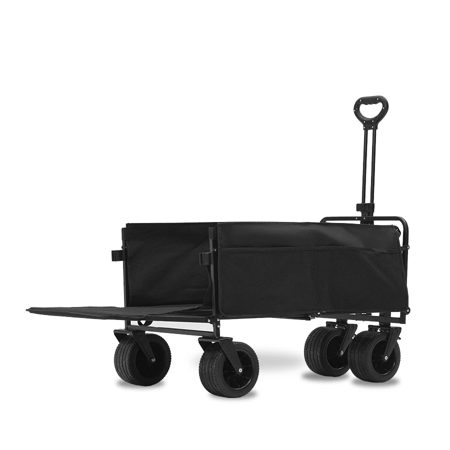 Extra-Long-Extender-Utility-Folding-Cart-Outdoor-Large-Capacity-Wagon-Cart-Camping-Picnic ...