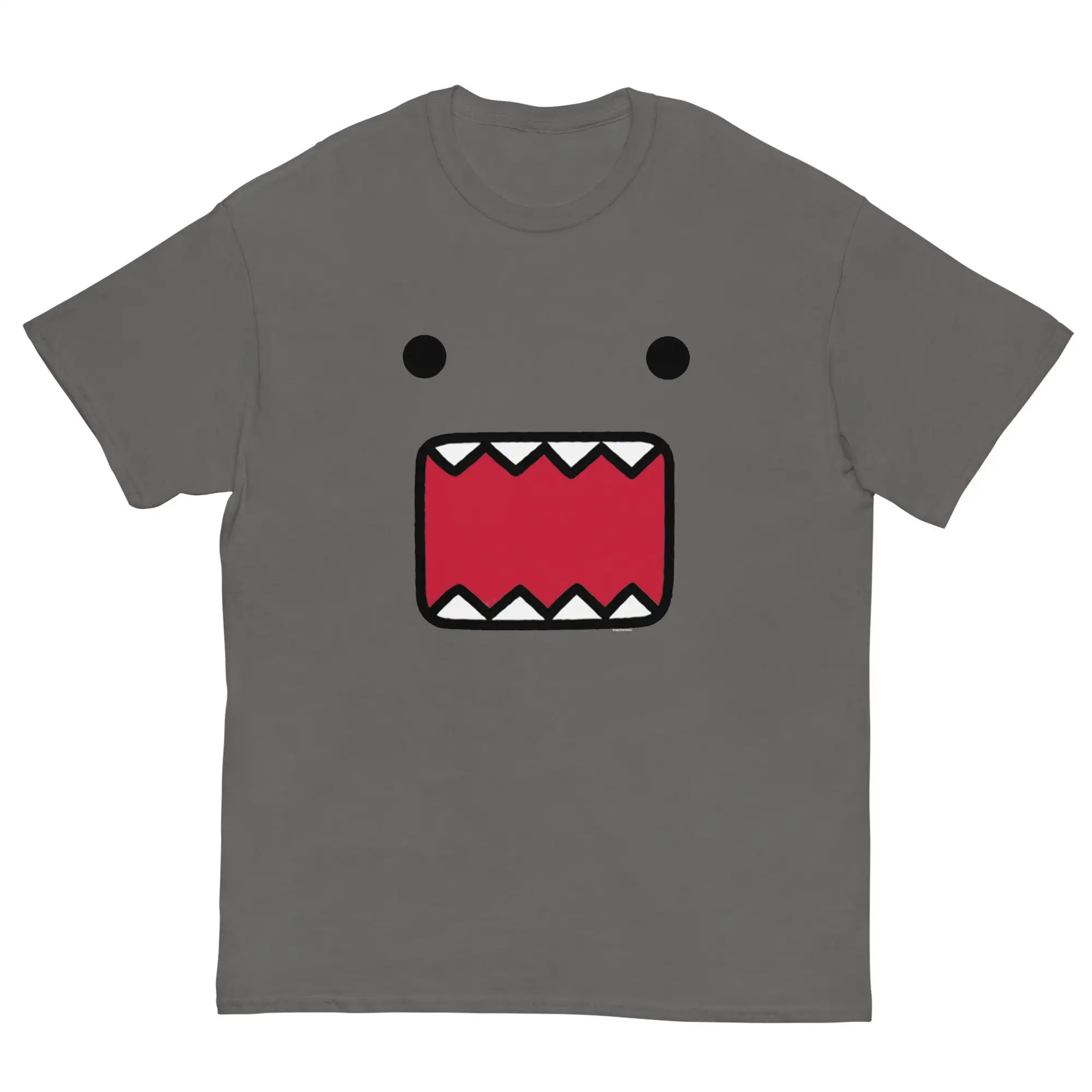 Domo-Kun-Face-T-Shirt-Monster-Eyes-mouth-Cartoon-graphic-long-or-short ...