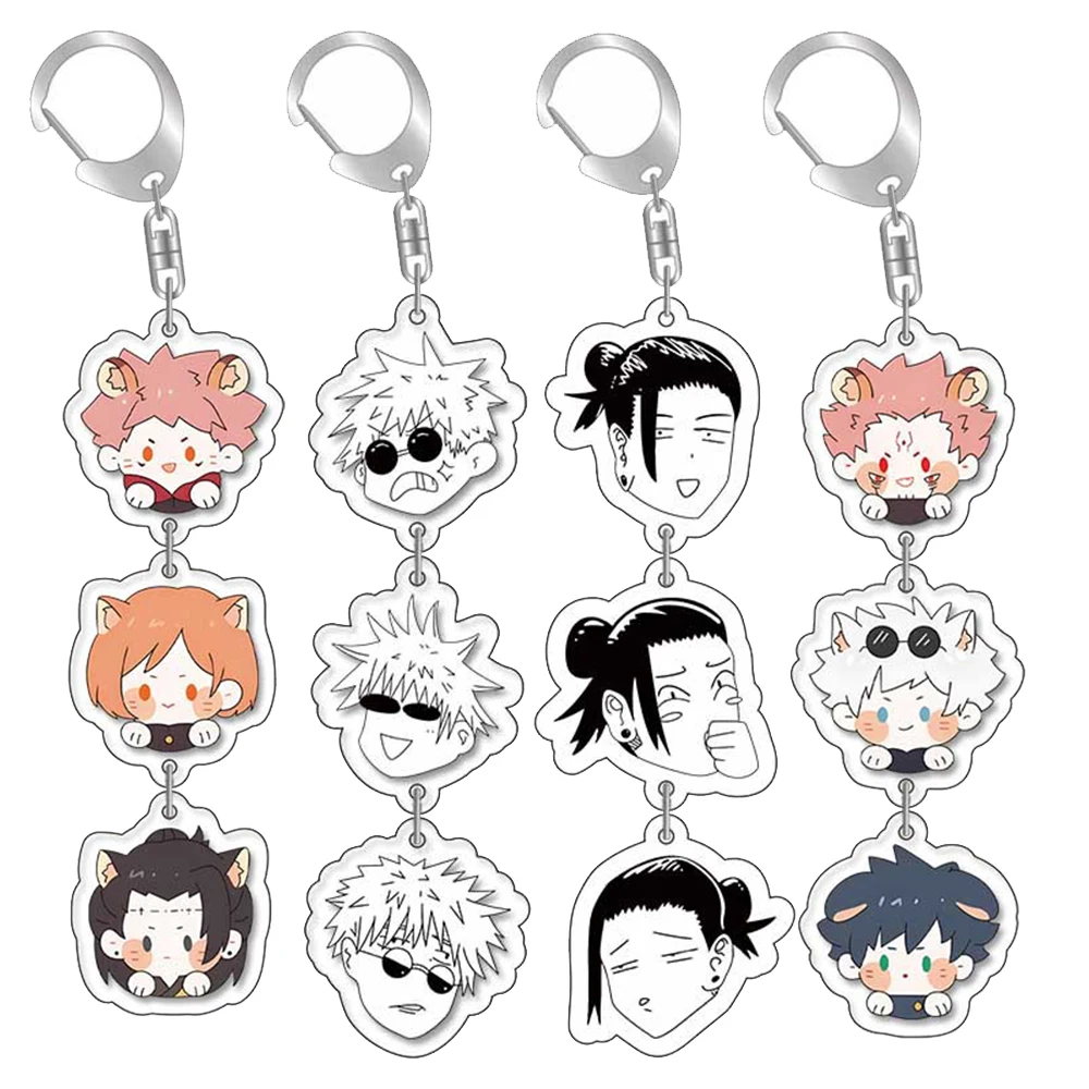 Jujutsu-Kaisen-Gojo-Keychain-Anime-Geto-Suguru-Itadori-Yuji-Ryomen ...