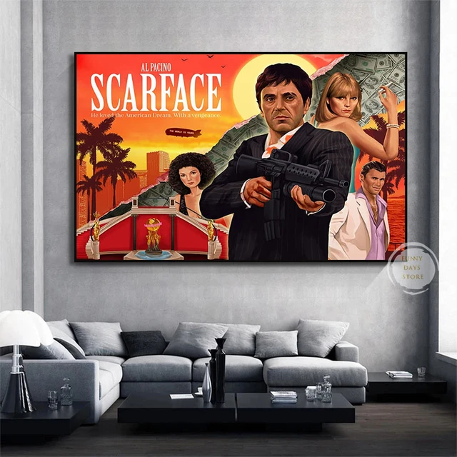 Scarface Poster Framed