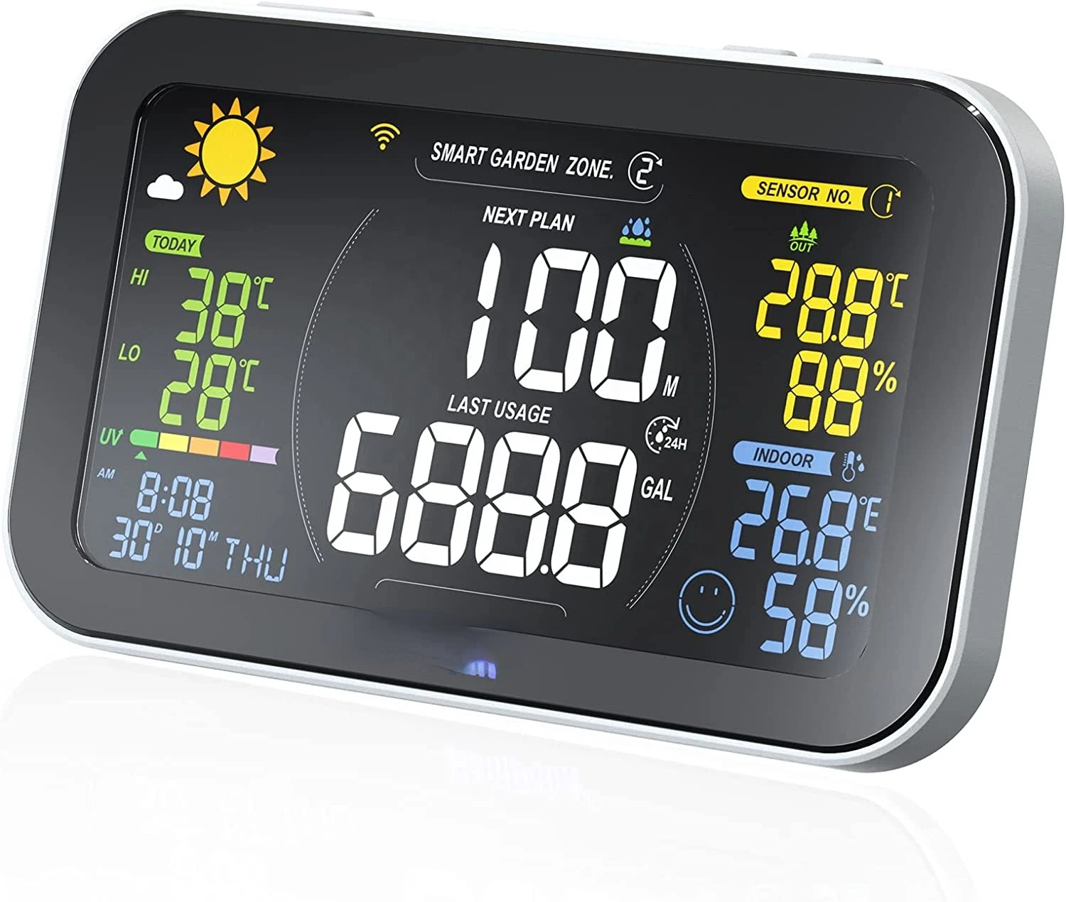 Wi-Fi-Smart-Irrigation-System-with-Irrigation-Hub-Soil-Sensor-Rain ...