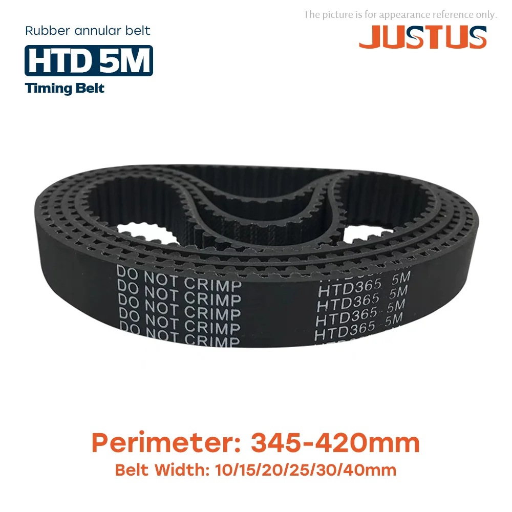 HTD-5M-High-Quality-Rubber-Timing-Belt-Perimeter-345-250-360-365-370 ...