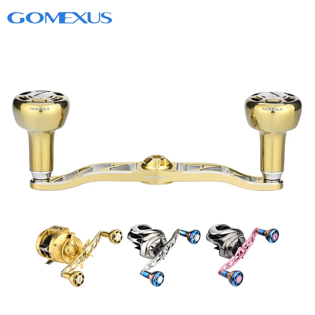 Gomexus Baitcasting 120mm Reel Handle With TWO Titanium alloy Knob for ...