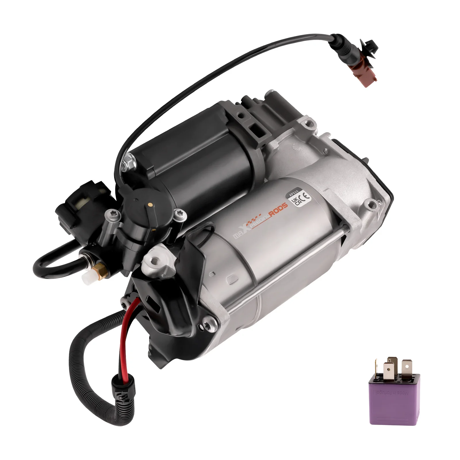 Airmatic Air Suspension Compressor Pump for Audi A8 D3 V6 V8 W/ Relay ...