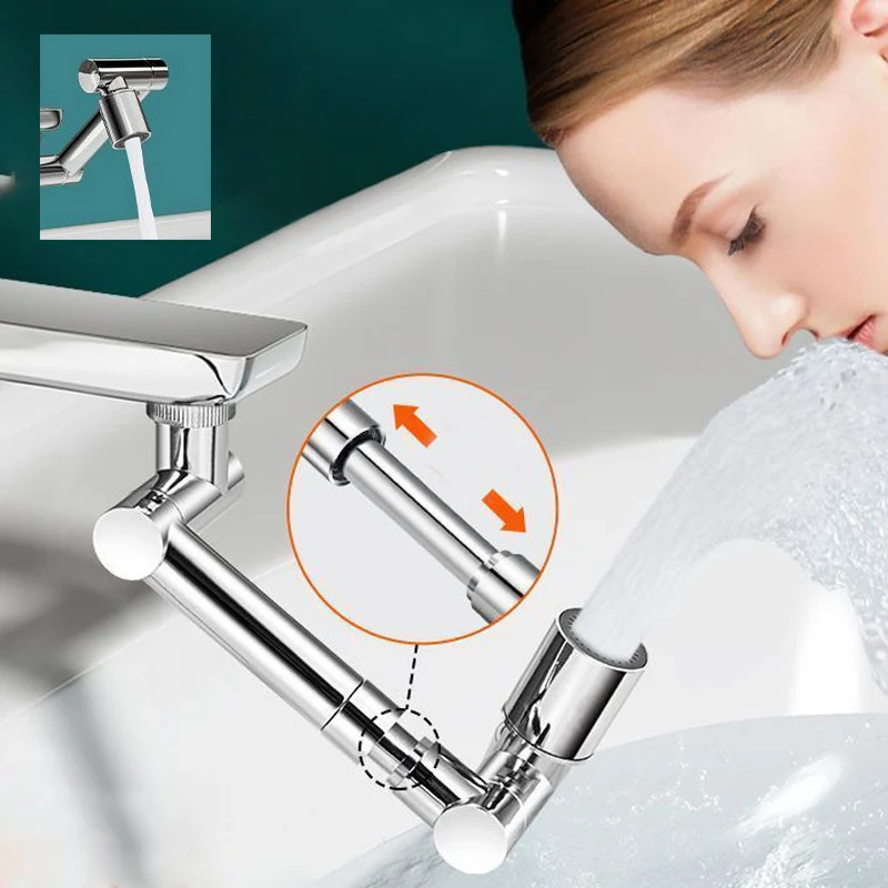 Universal-1440-Rotation-Faucet-Aerator-Retracta-Alloy-Robotic-Arm ...