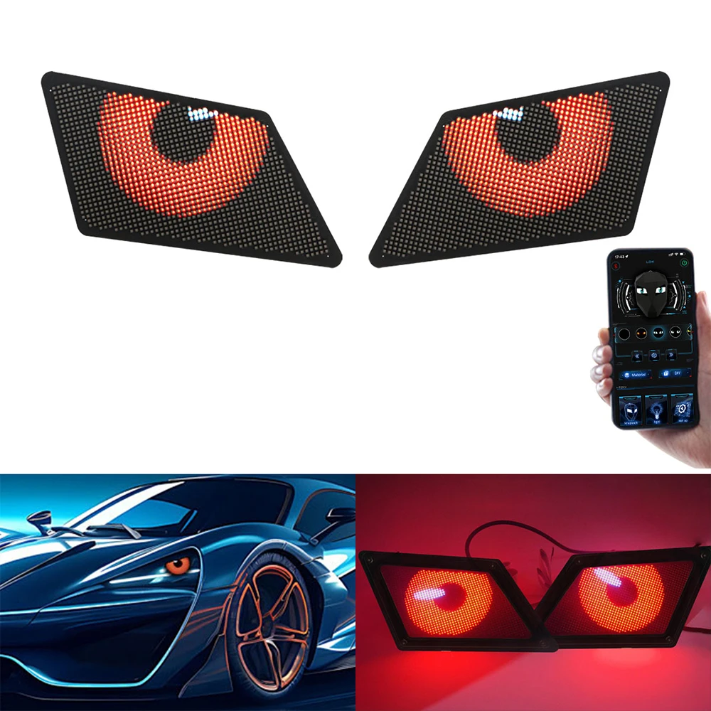 LED-Devil-s-Eye-Angel-s-Eye-LED-screen-Car-Fog-lamp-Decoration-Light ...