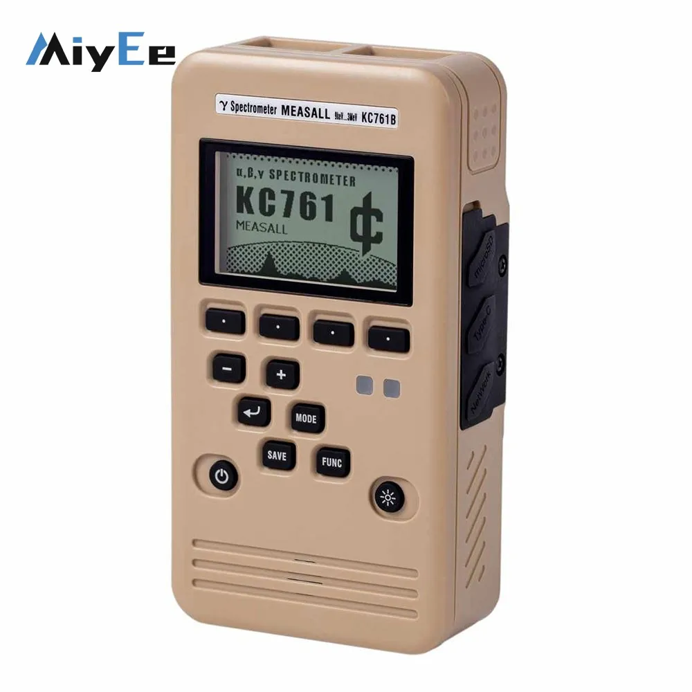 KC761B 7.5%FWHM Handheld Gamma Spectrometer Professional Nuclear ...