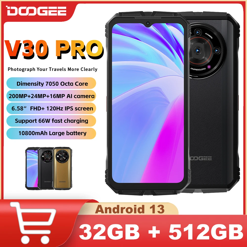 DOOGEE-V30-Pro-Rugged-Phone-12GB-512GB-200MP-Camera-Dimensity-7050-5G ...
