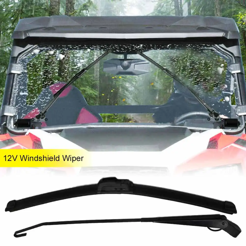 12V-Electric-Windshield-Wiper-Motor-UTV-Kit-for-Polaris-Ranger-Hard ...