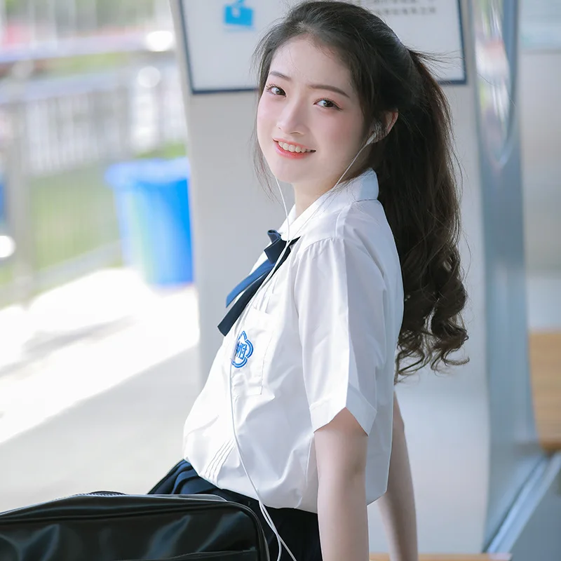 White-Shirts-Women-Fashion-Japan-Style-High-School-College-Style ...