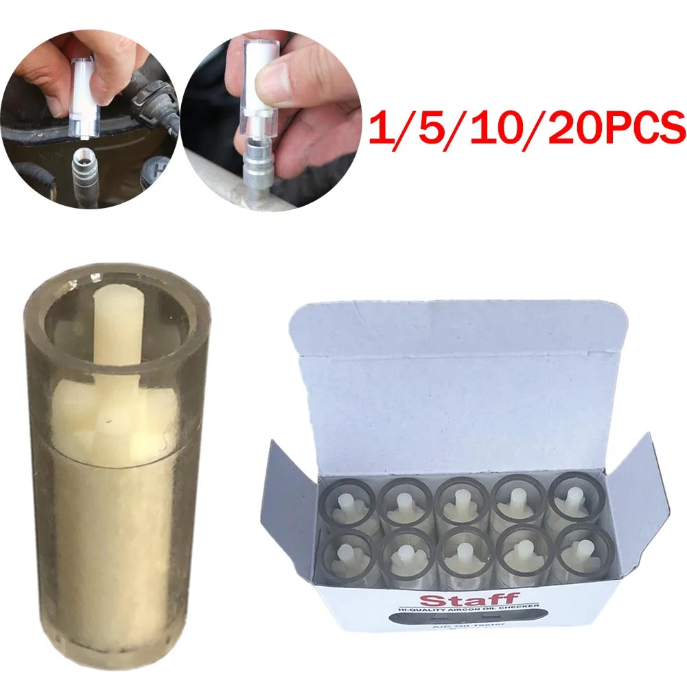 1-20Pcs-Car-Aircon-Oil-Checker-R134A-R12-Auto-Air-Conditioning-System ...