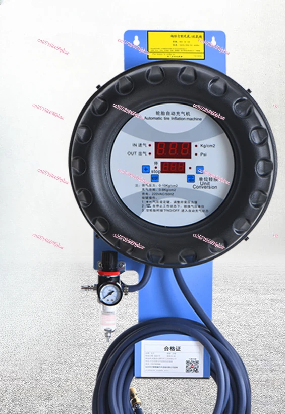 Automatic-Tire-Inflator-Automobile-Air-Pump-Wall-Mounted-Vertical ...