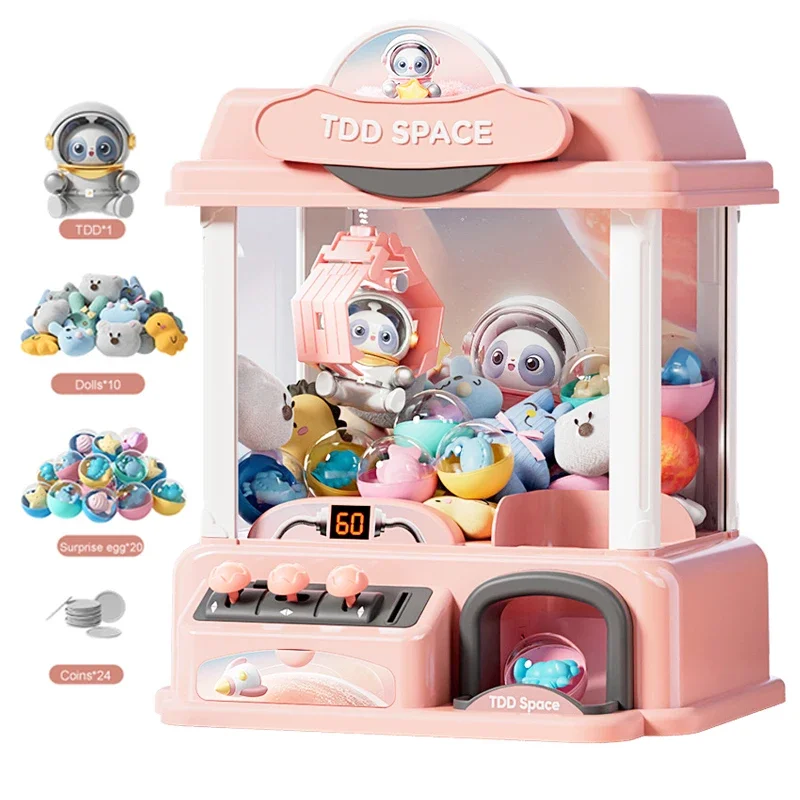 Doll-Claw-Machine-DIY-Doll-Machine-Kids-Coin-Operated-Play-Game-Clip ...