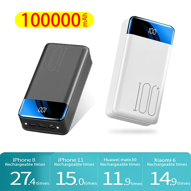 New-enhanced-fast-charging-100000MAH-power-pack-large-capacity-mobile ...
