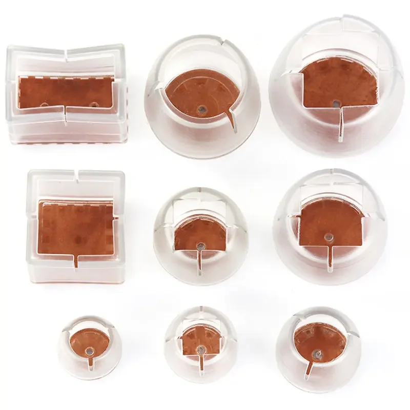 8pcs-Transparent-Silicone-leg-Chair-Caps-Non-Slip-Table-Foot-Pads ...