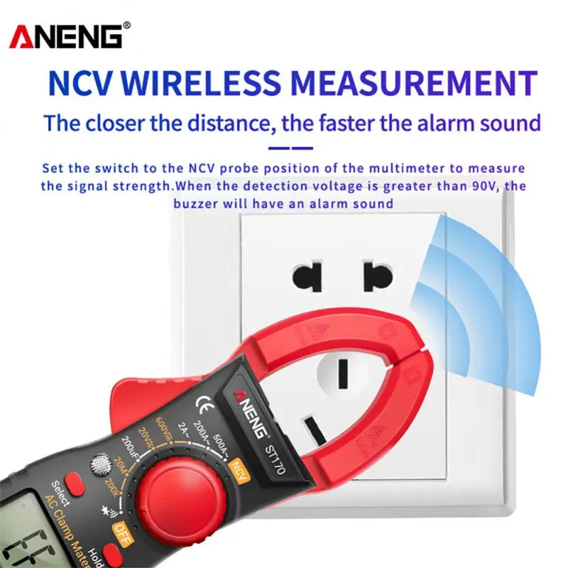 ST170-Clamp-Meter-Digital-Multimeter-500A-AC-Current-AC-DC-Voltage ...