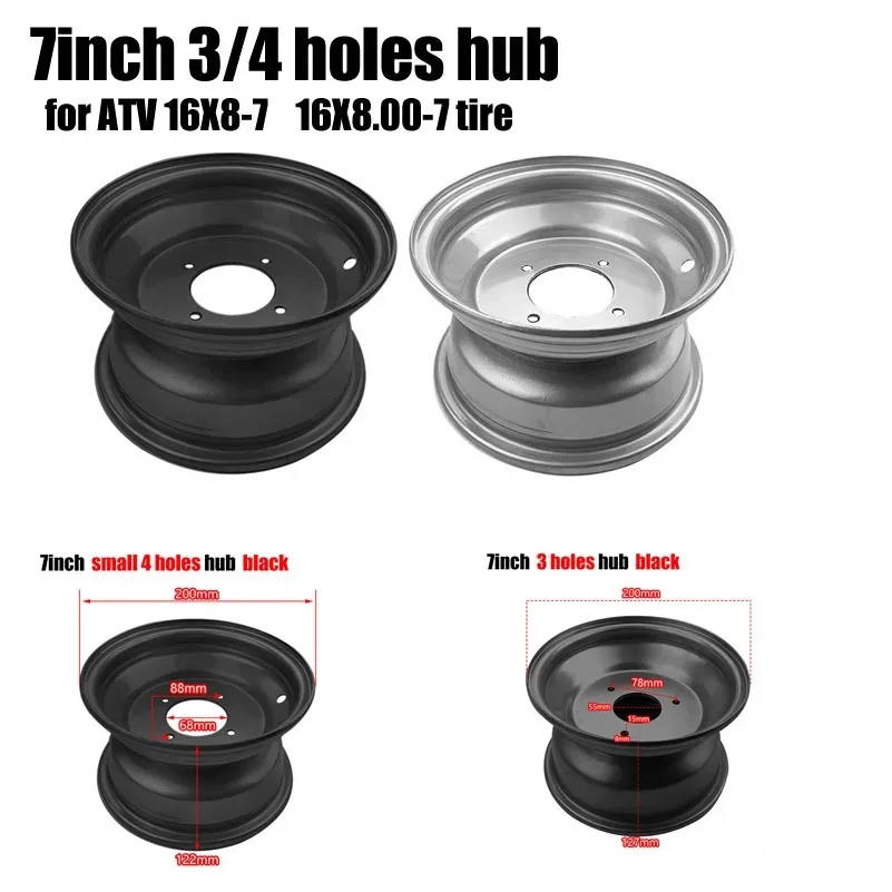 7-Inch-16x8-00-7-ATV-Tires-Wheel-Silver-Black-Hub-Rim-3-4-Holes-Vacuum.jpg