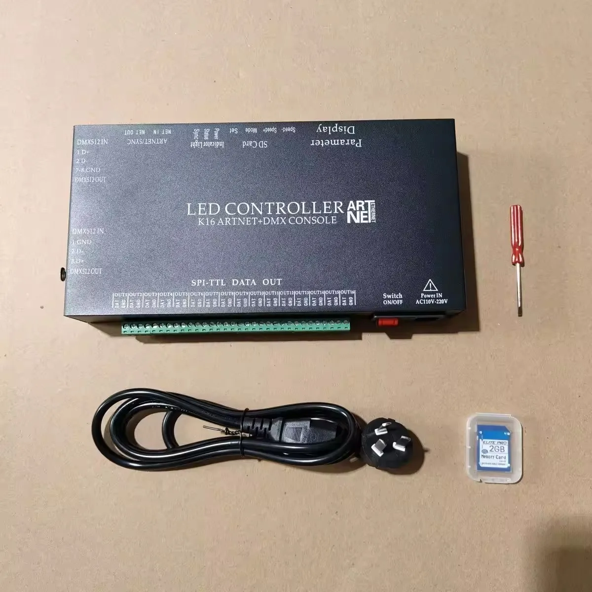Controlador-LED-de-fantas-a-de-p-xeles-programable-K16-de-16-puertos ...