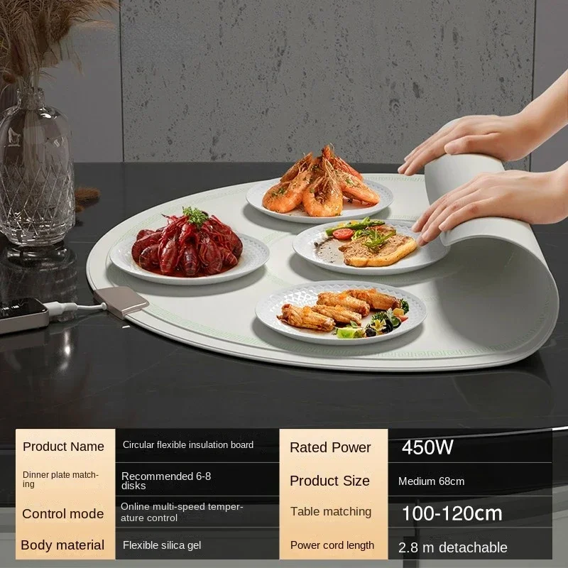 Flexible-Electric-Beverage-Warmer-for-Home-Dining-Table-Foldable-and ...