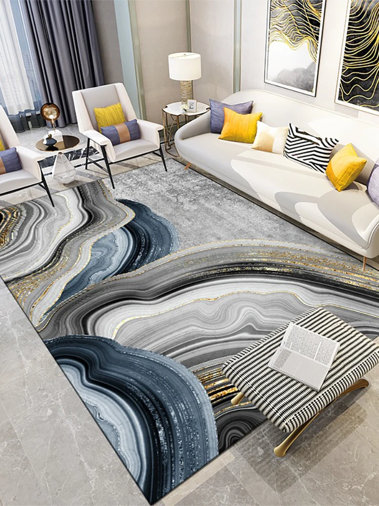 Minimalist-Geometric-Abstract-Striped-Carpet-Comfortable-Easy-Clean ...