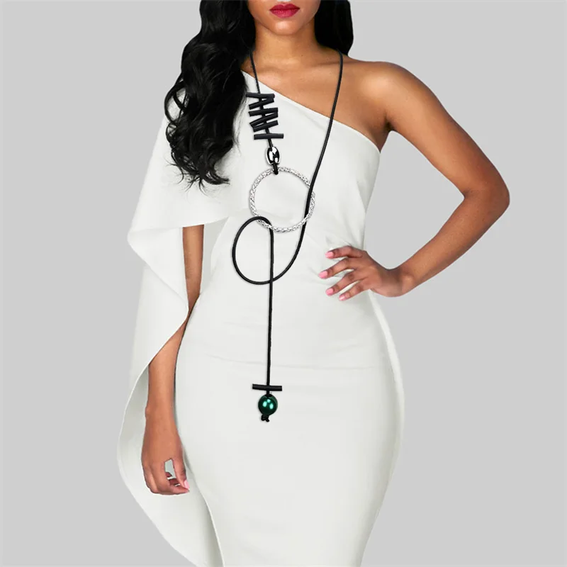 Collar-de-lujo-de-dise-ador-para-mujer-cadena-de-dise-o-larga-y ...