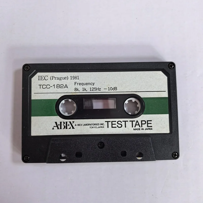 ABEX-Test-Tape-TCC-182A-8k-1k-125Hz-10dB-Point-Frequency-Test-Tape ...